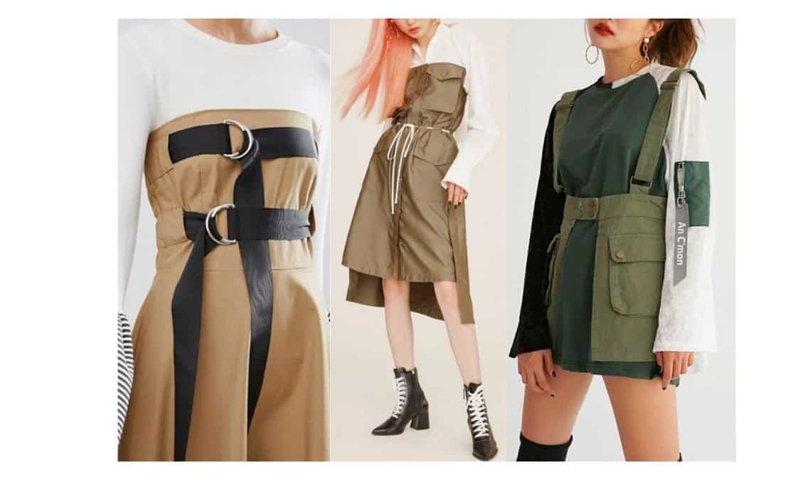 18 refreshing outfits! What to wear with a utility dress?