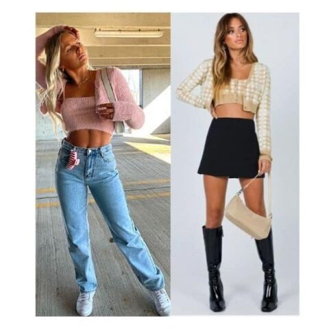 *2026* how to style a cropped cardigan?18 Outfit combos!