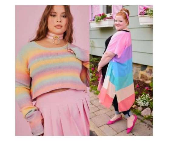 🏳️‍🌈23 LOOKS! 🏳️‍🌈 PRIDE plus size outfit ideas(˶ᵔ ᵕ ᵔ˶)↓