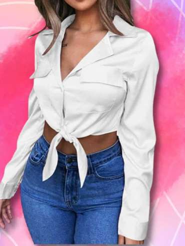*2026* What to wear with cropped button-down shirts? 15 looks!