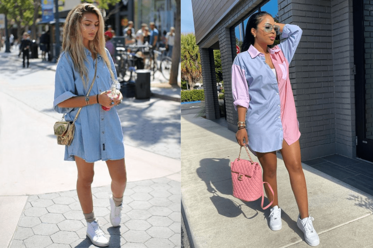 *2023*High Top Converse With Dress & look forgiving!10 looks!