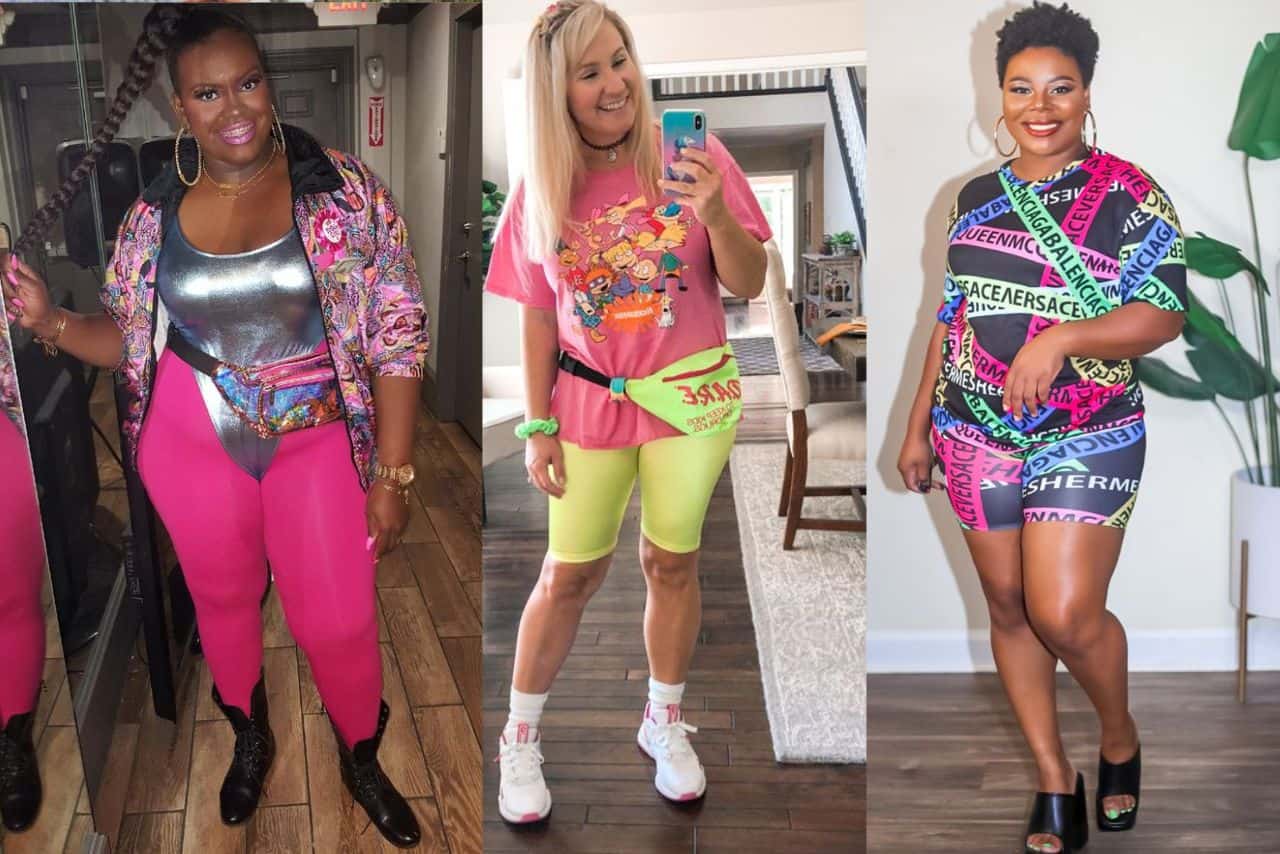 *2023* 9 plus Size outfits to wear to a 90s retro party + slimming tips!