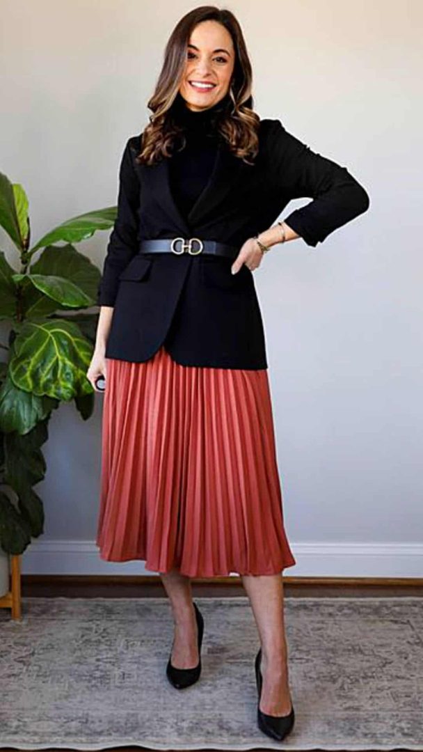 *2025* 15 outfits to wear on the first day of work: peplum dress + more!🐙👇