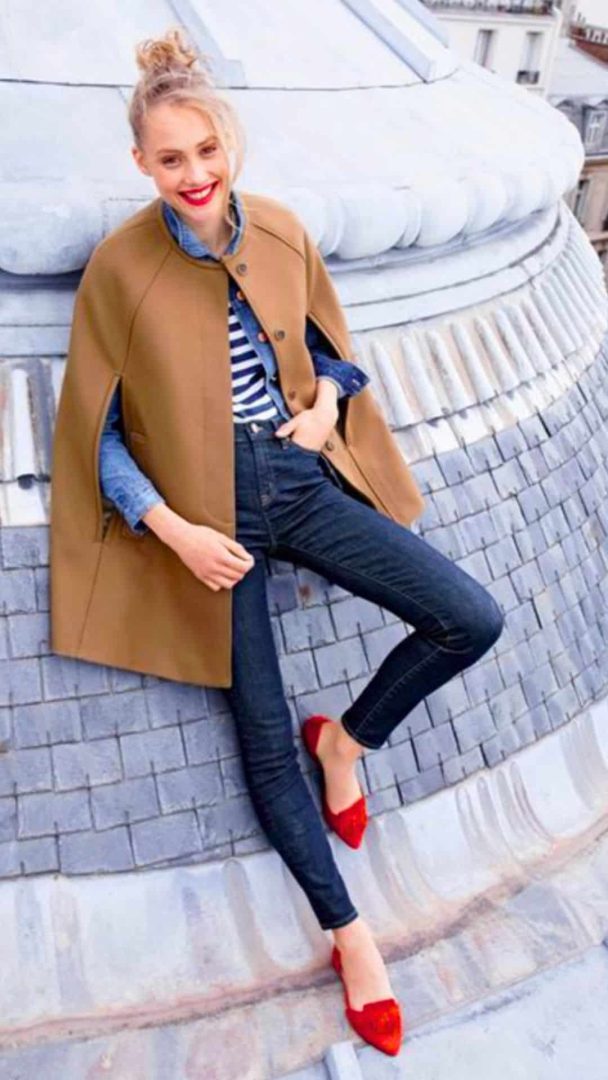 ️18 cape coat outfits + ways to look taller & slimmer!(˶ᵔ ᵕ ᵔ˶)↓