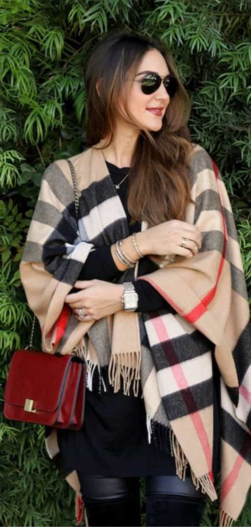 27 Fab Burberry scarf outfit ideas + look taller tips!