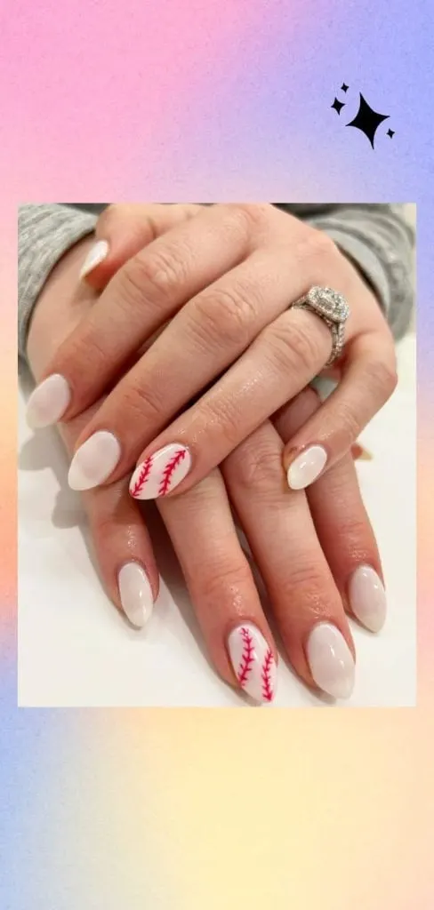 *2025!* 20 baseball nail designs to get inspired! (Non-cliche!)