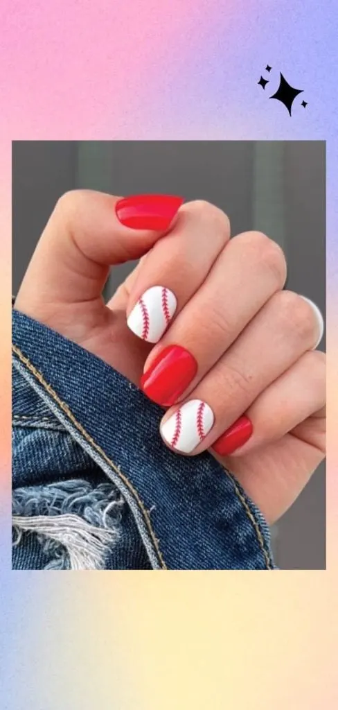 *2025!* 20 baseball nail designs to get inspired! (Non-cliche!)