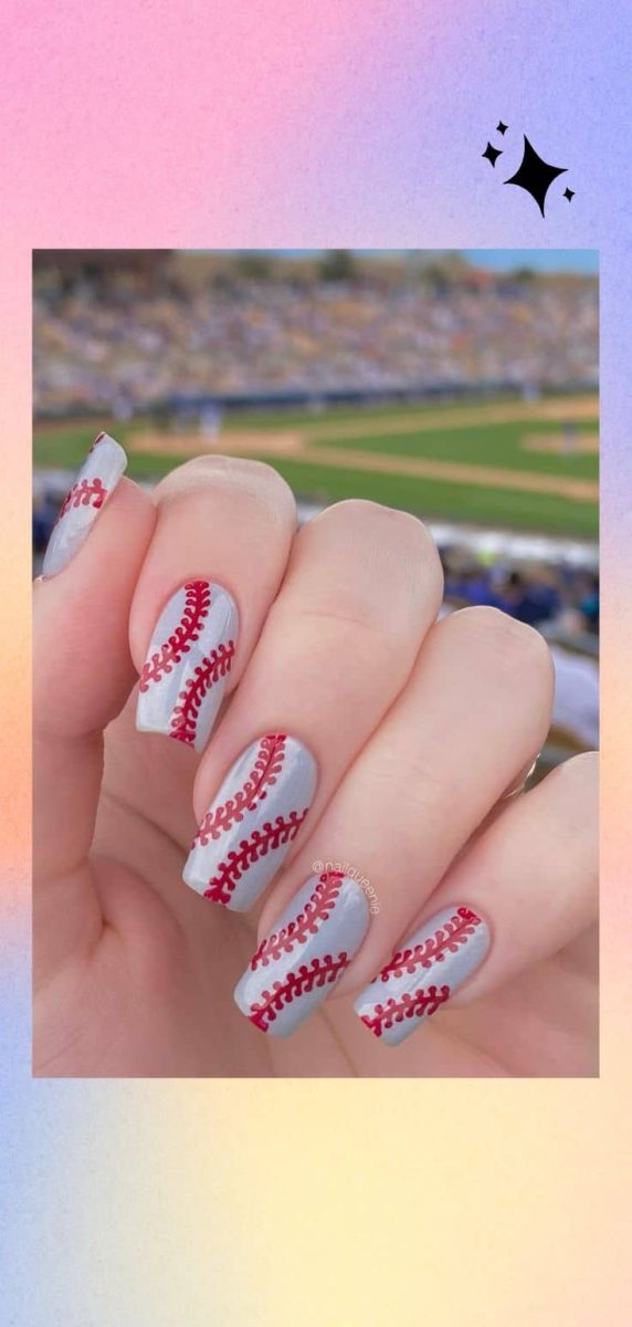 *2025!* 20 baseball nail designs to get inspired! (Non-cliche!)