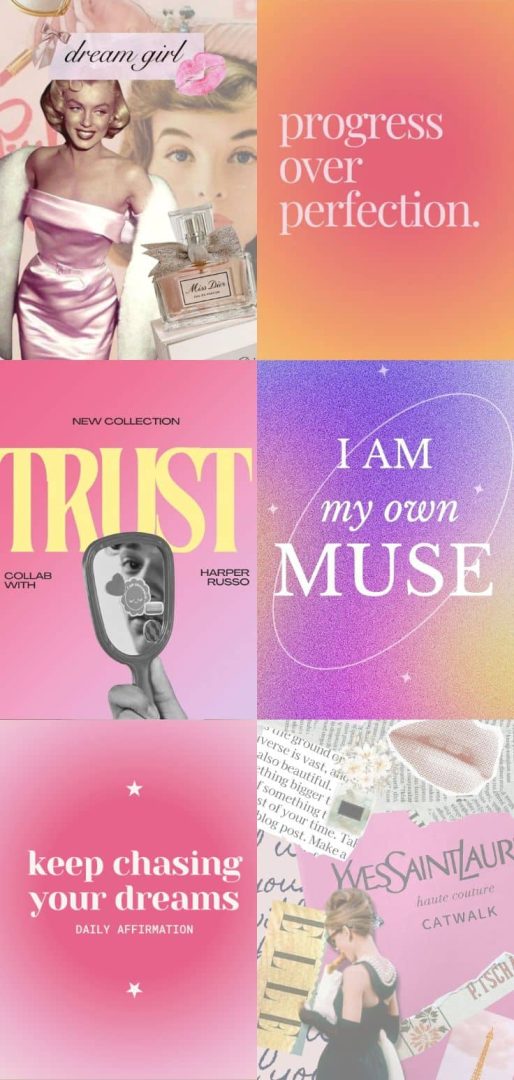 🆓 *Free download*18 motivational quotes collage - Pinterest style!