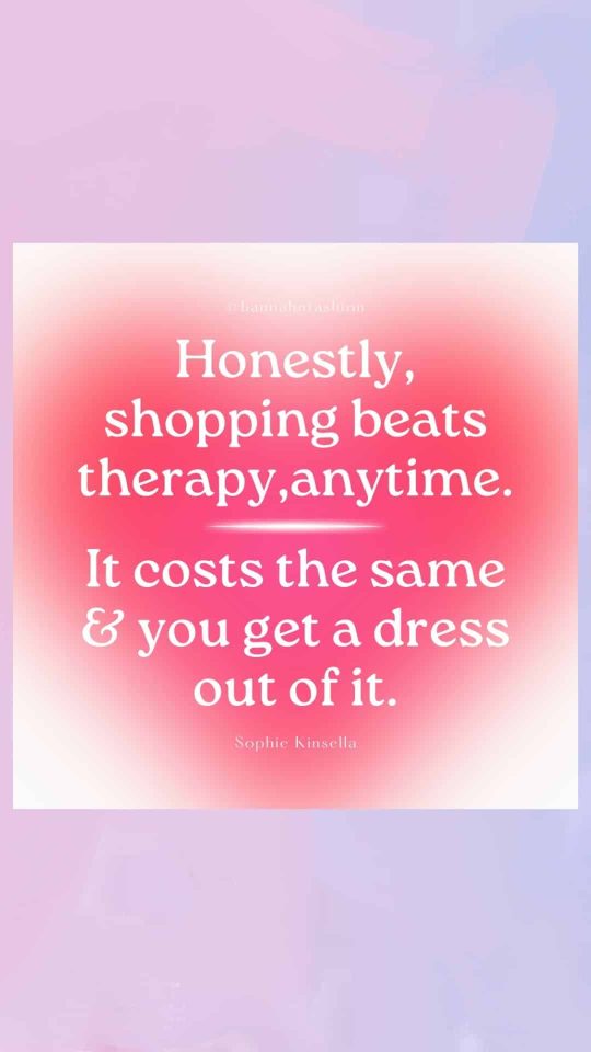 🆓 *Free download* 20 funny fashion & shopaholic quotes