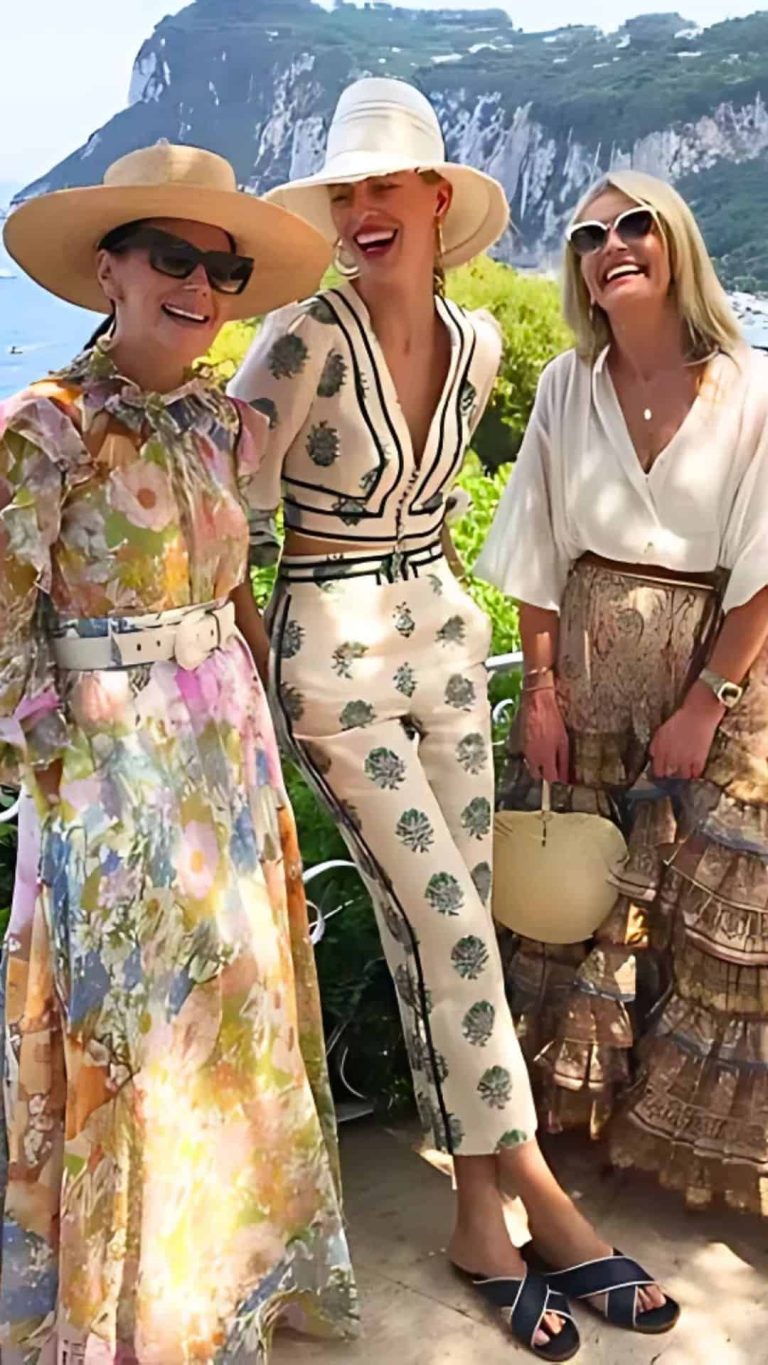 *2026* 12 outfits + slimming tips to wear to a beach wedding over 50!