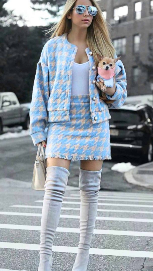 *2026* How to wear a Chanel-style tweed jacket?28 looks + tips!