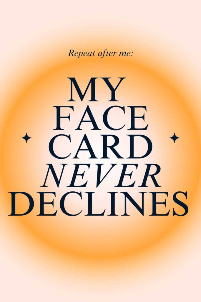 10 HOT Face Card Captions for Instagram