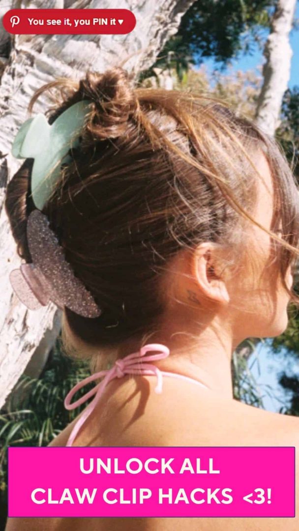 *2025* How to wear a claw clip? 10 aesthetic ways!